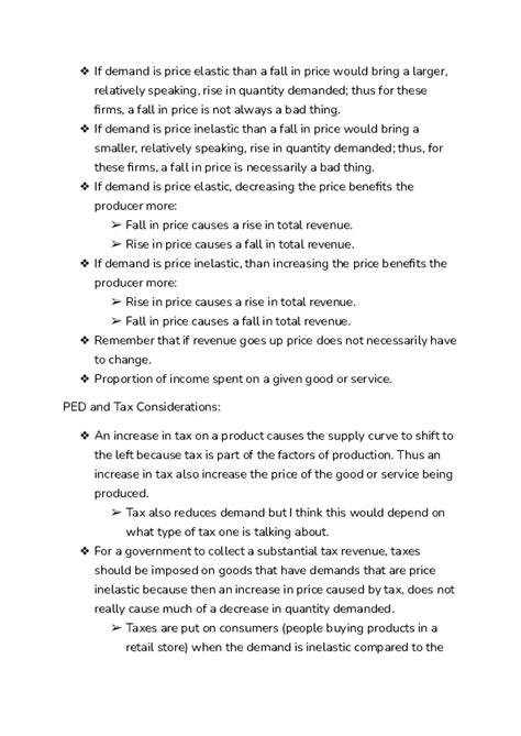 Igcse Economics Price Elasticity Of Demand Edubirdie