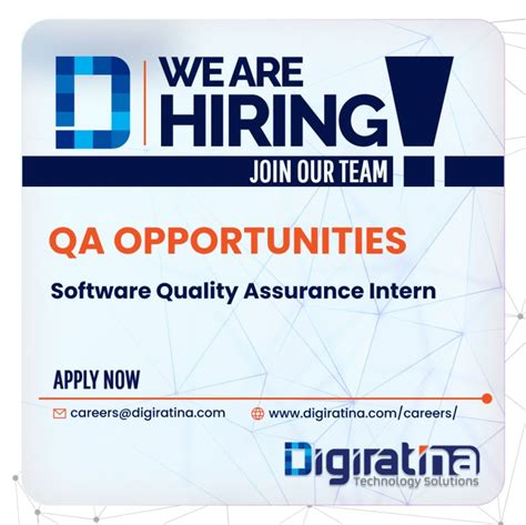 Software Quality Assurance Qa Intern At Digiratina Technology Solutions Colombo Sri Lanka