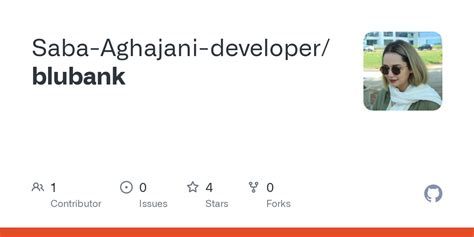 github saba aghajani developer blubank