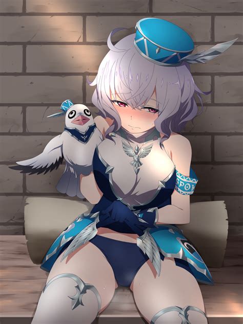 Rule 34 2024 Alternate Version Available Armband Blue Panties Blush Breasts Brick Wall Covered