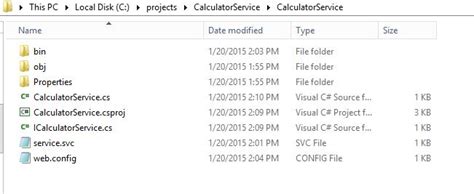 C Cannot Resolve Error In Vanilla Iis Hosted Wcf Example The Type