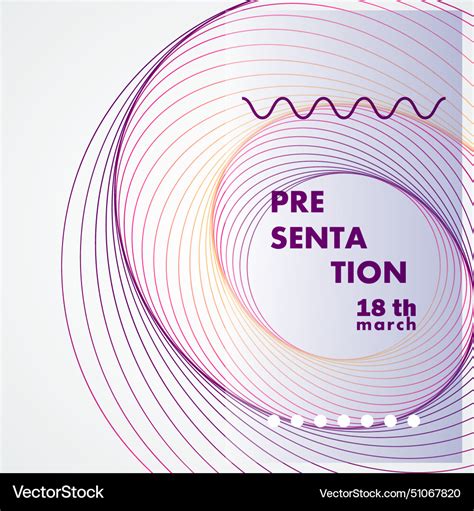 Abstract Circles Lines Pattern Design Royalty Free Vector