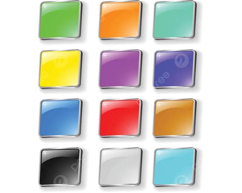 The Vector Set Of Colored Buttons Menu Background Business Vector Menu Background Business