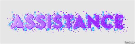 Assistance Text Effect And Logo Design Word