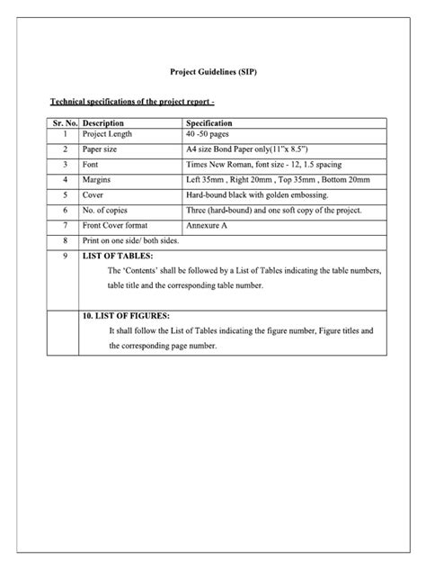 Project Specification Pdf