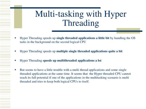 Ppt Hyper Threading Technology Powerpoint Presentation Free Download Id 473373