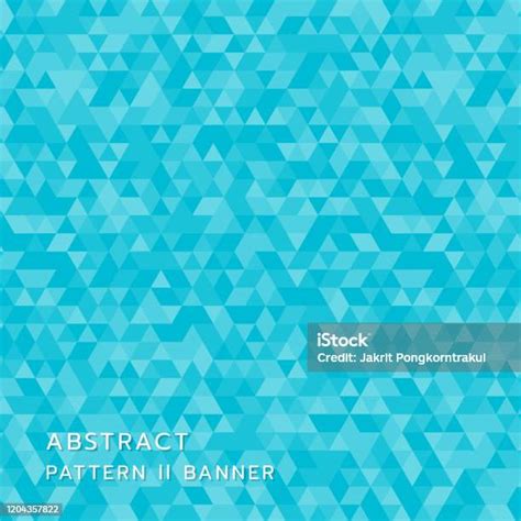 Soyut Geometrik Arka Plan Tasarım Desen Üçgen Tarzı Renk Mavi Afiş Stok