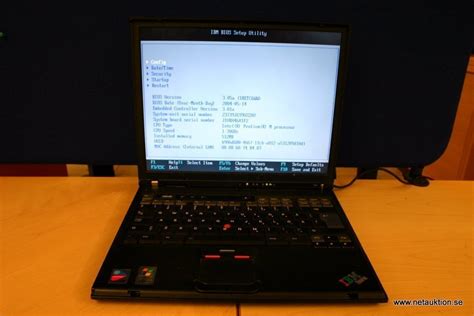 Netauktion Bärbar dator IBM Thinkpad JG