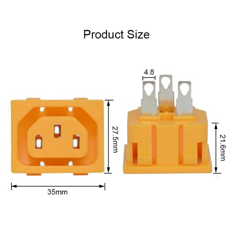 Iec C13 Plug Connector Socket For Pdu Power Connector Ac Female Inlet Buy Iec C13 Plug