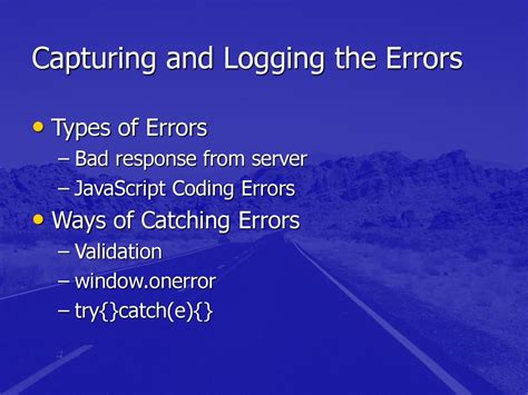 Tracking Clientside Errors Techniques To Track “blackbox” Errors Ppt Download
