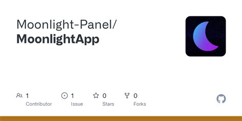 Github Moonlight Panelmoonlightapp