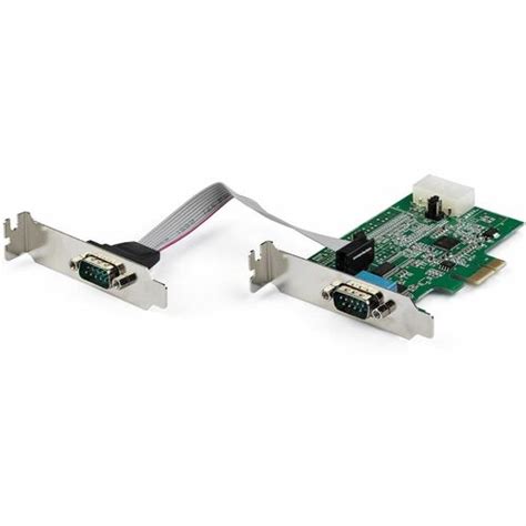 2 Port Rs232 Serial Adapter Card With 16950 Uart Low