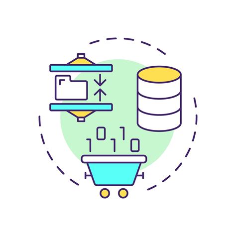 Data Minimization Multi Color Concept Icon Gdpr Principle Collecting