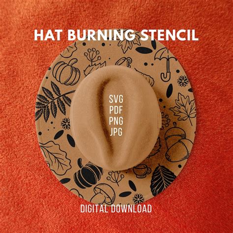 Felt Hat Burning Designs Etsy