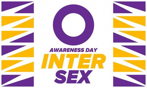 Premium Vector Intersex Awareness Day Human Rights Event Intersex