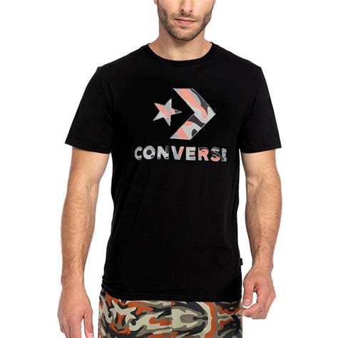 Converse Mens All Star Chuck Taylor Patch Logo Tee Large Red