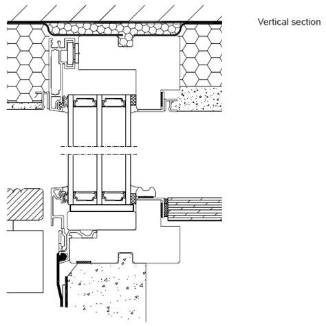 Internorm Hx300 Frameless Windows Vertical Section Floor Plans Vertical Windows