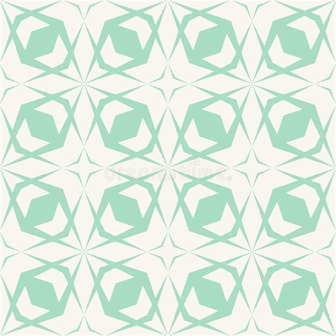 Vector Geometric Seamless Pattern With Diamond Grid Lattice Turquoise