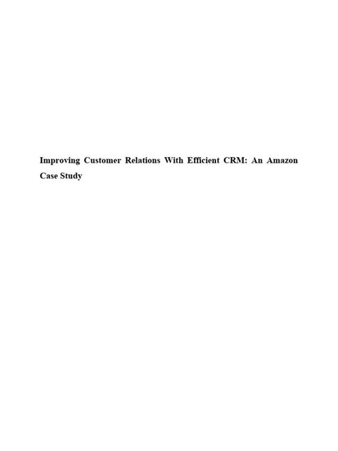 Crm Pdf Customer Relationship Management Computing