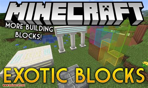 Exotic Blocks Mod 1 19 2 1 18 2 Fancy Novel Building Blocks Mc Mod Net