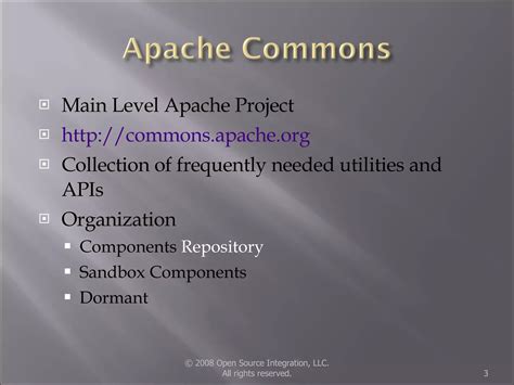 Apache Commons Overview Ppt Programming Languages Computing