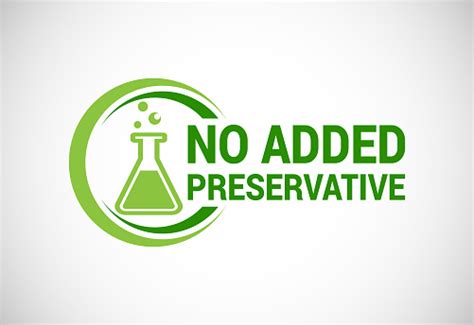 방부제는 천연 유기농 식품 패키지 라벨을 무료로 제공합니다 첨가물 방부제 없음 자연 식품 벡터 그림 개념에 대한 스톡 벡터 아트 및 기타 이미지 Istock