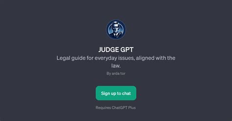 judge gpt ai tool for legal advice