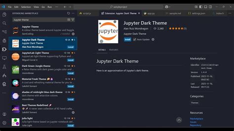Vs Code Tutorial To Integrate Juptyer Ide Dark And Light Theme Video For Beginners Youtube
