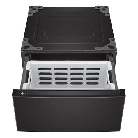 Lg 1363 In X 27 In Universal Laundry Pedestal Black Steel With
