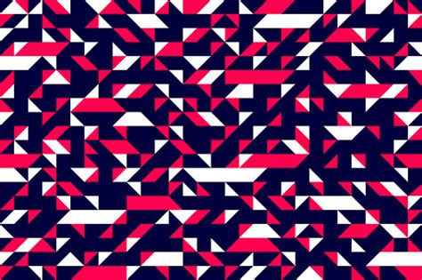 Mosaic Seamless Pattern Geometric Chaotic Tiling Vector Background For Wallpapers Wrapping Paper