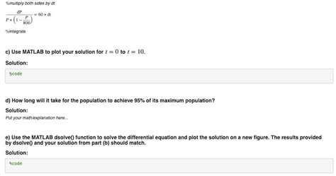 solved problem 1 consider a time varying population that