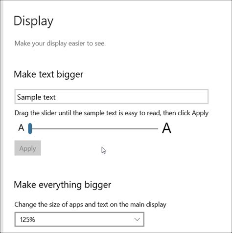 Change Size Of Fonts In File Explorer Windows Forums