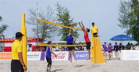 ស៊ីហ្គេម២០២៣៖ វិញ្ញាសាបាល់ទះលើឆ្នេរខ្សាច់ មានកីឡាករ កីឡាការិនី មកពីប្រទេស៩ចូលរួមប្រកួត Cnc News
