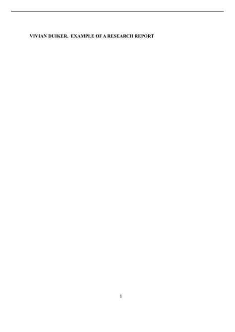 Example Of A Research Report Problem Statement And Research Aims