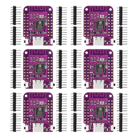 6 Stuks Esp32 S2 Mini V100 Wifi Iot Board Gebaseerd Esp32 S2fn4r2