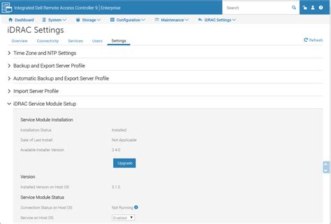 Support For Dell IDRAC Service Module Dell Australia