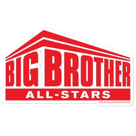 Big Brother Toutes Les étoiles Logo Autocollant Découpé Paramount Shop