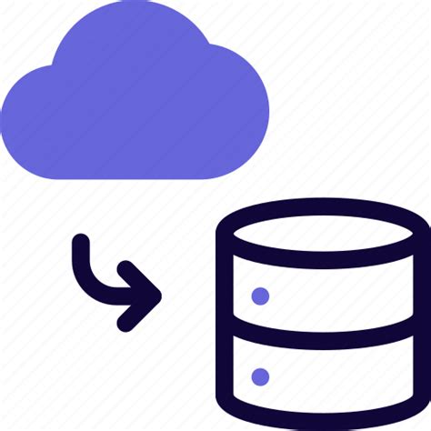 Cloud Database Web Upload Icon Download On Iconfinder