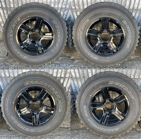 Yahoo!オークション - DUNLOP GRANDTREK MT2 ホワイトレター 225 75 R1...