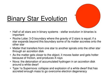 Ppt Binary Star Evolution Powerpoint Presentation Free Download Id