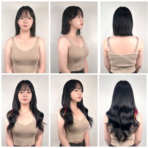 단발머리 기르기 힘드시죠 20인치붙임머리 가격 또한 저렴한 곳에서 긴 머리해보세요~ 네이버 블로그