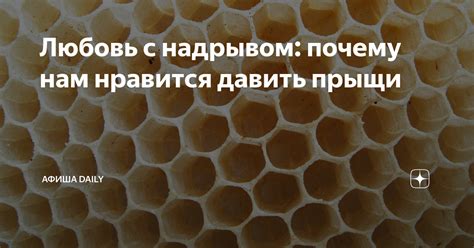 Любовь с надрывом: почему нам нравится давить прыщи | Афиша Daily | Дзен