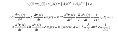 Transient Response For Dc Circuits