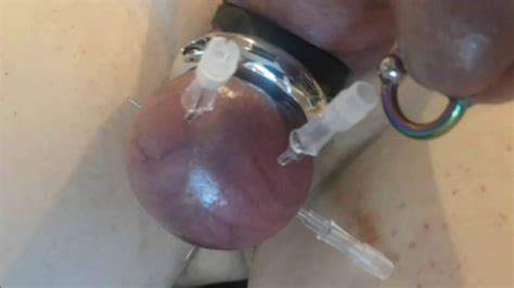 Needles Full In My Balls With My Mistress Nurse Thisvid Com
