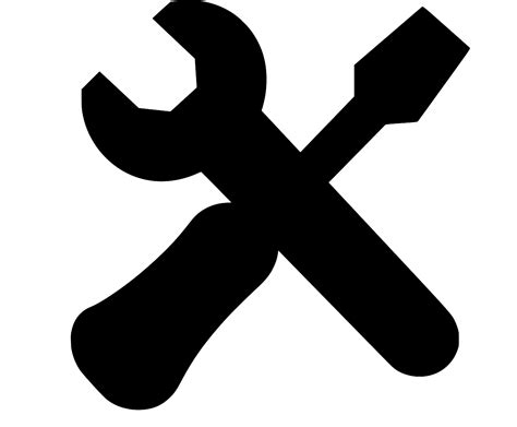 Svg 수단 설정 렌치 스패너 무료 Svg 이미지 및 아이콘 Svg Silh