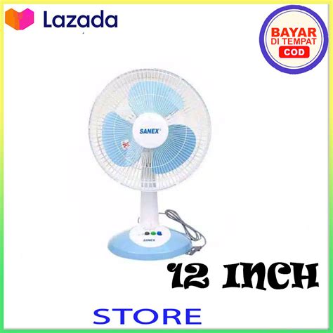 Sanex Kipas Angin Inch Model Duduk Desk Fan Fd Angin Sejuk Lazada Indonesia
