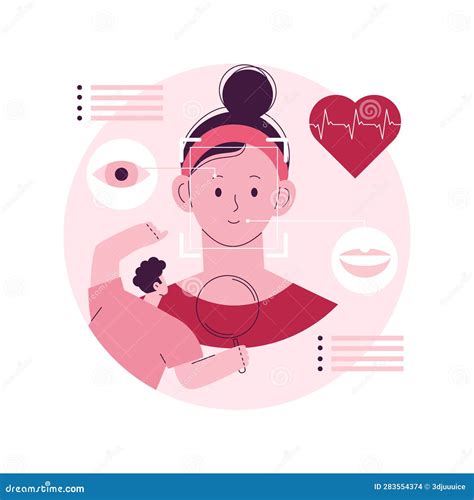 Emotion Detection Abstract Concept Vector Illustration Stock Vector