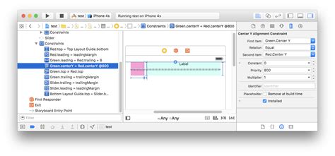 Ios Using Autolayout Adjust Vertical Position From Horizontal Center If Too High Stack Overflow