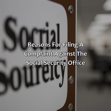 How To File A Complaint Against The Social Security Office Retire Gen Z