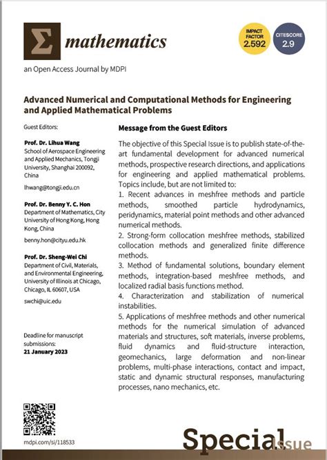 Mathematics Mdpi Posted On Linkedin